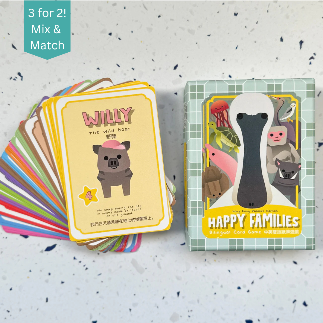 CARD GAME: Happy Families- Wildlife