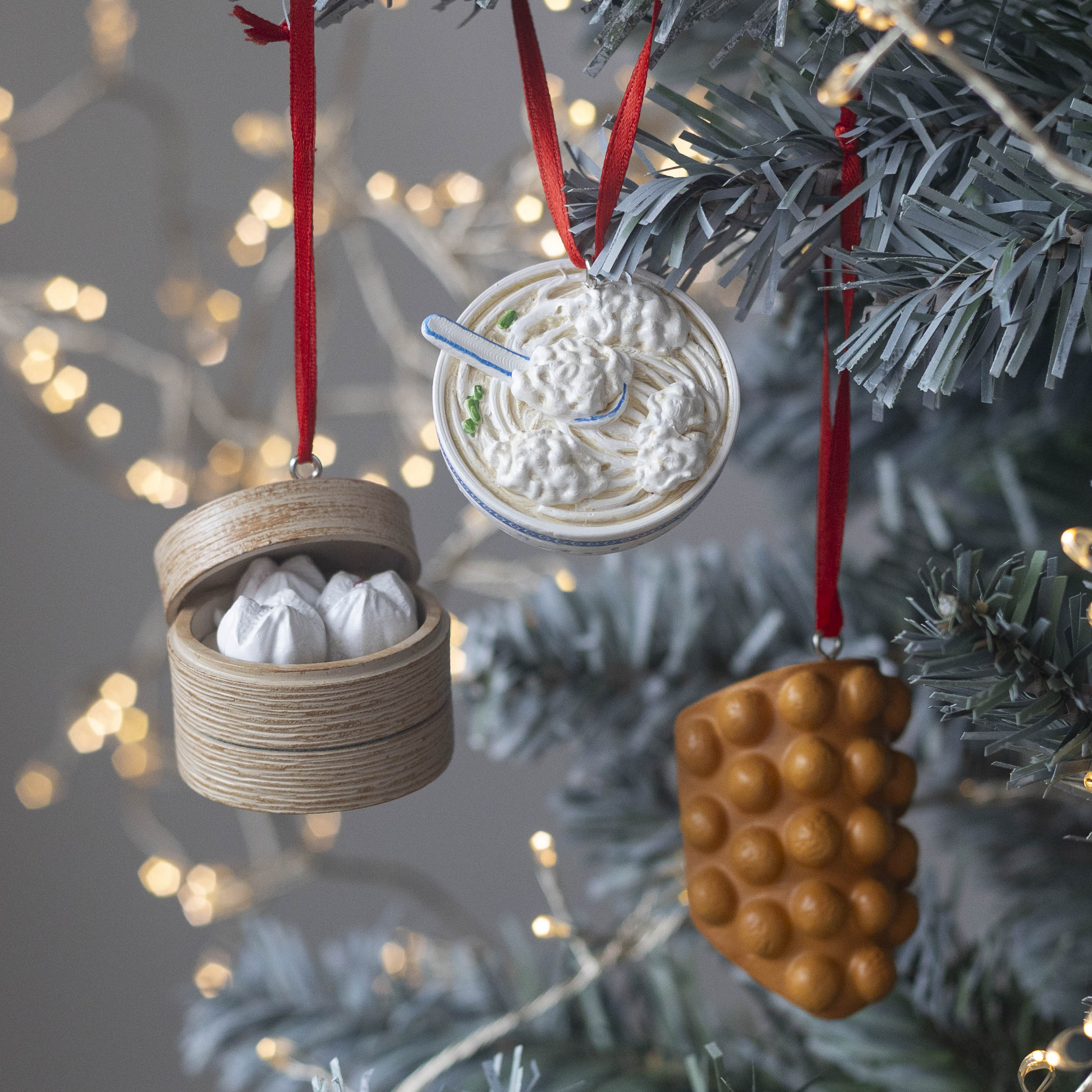 HANGING DECORATIONS: 3-Piece Foodie Set